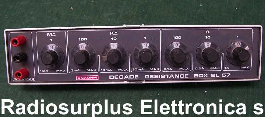 UNAOHM BL 57 Decade Resistor Box