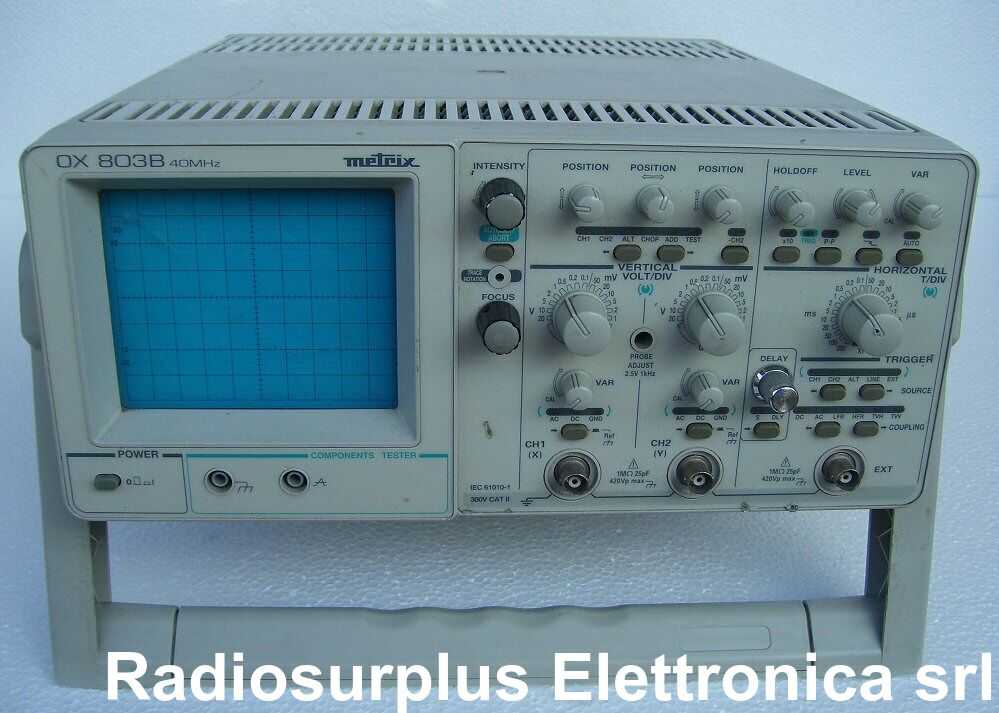 Oscilloscopio METRIX OX 803B