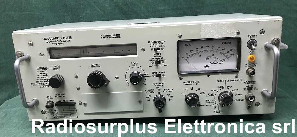 ModulationMeter / ModulatioMesser RADIOMETER type AFM2