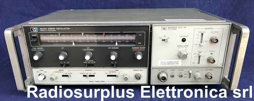 Sweep Oscillator HP 8620C + 86222B