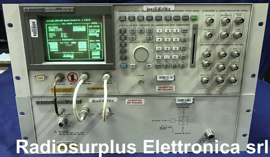 GSM / DCS / PCS / MS Test Set HP 8922M + HP83220E (option 010)