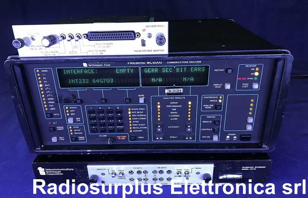 Communication Analyzer TTC mod.FIREBERD MC6000 + 10720