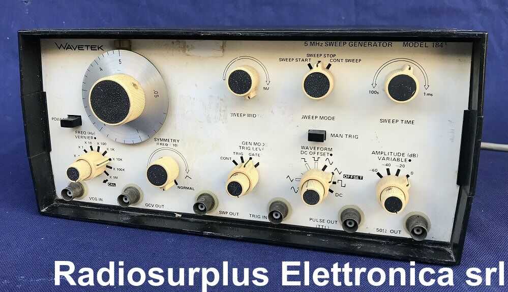 5 MHZ Sweep Generator WAVETEK model 184