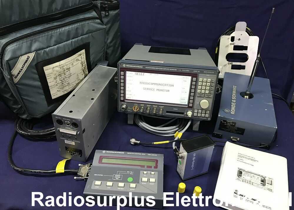 Radio Communication Test Set Rohde & Schwarz CMS33 Copre una gamma di ...