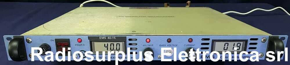EMS Power Supply Electronic Measurement EMS 40-15