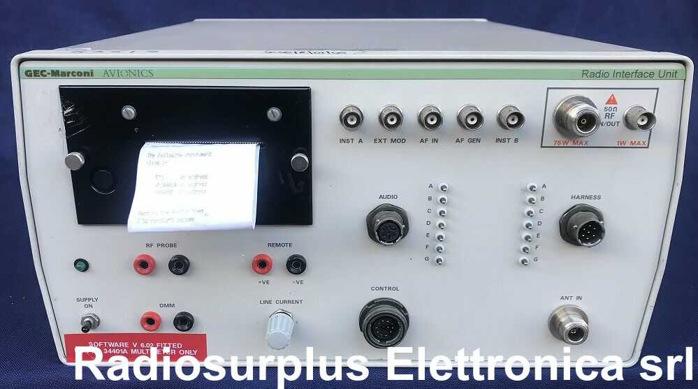 Radio Interface Unit GEC-Marconi AVIONICS