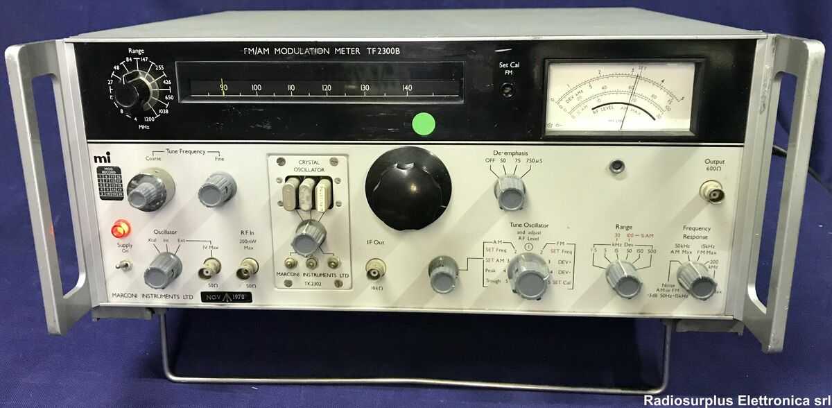 FM/AM Modulation Meter MARCONI TF2300B