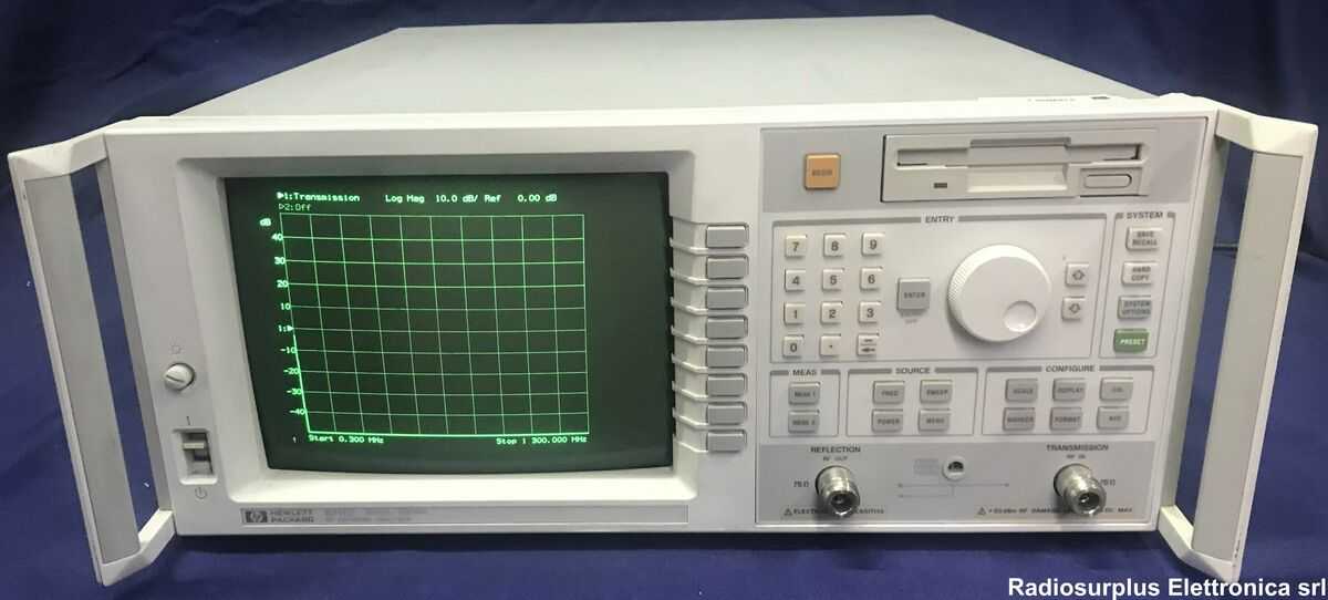 RF Network Analyzer HP 8711C Analizzatore di reti RF da 300 Khz a 1300 Mhz