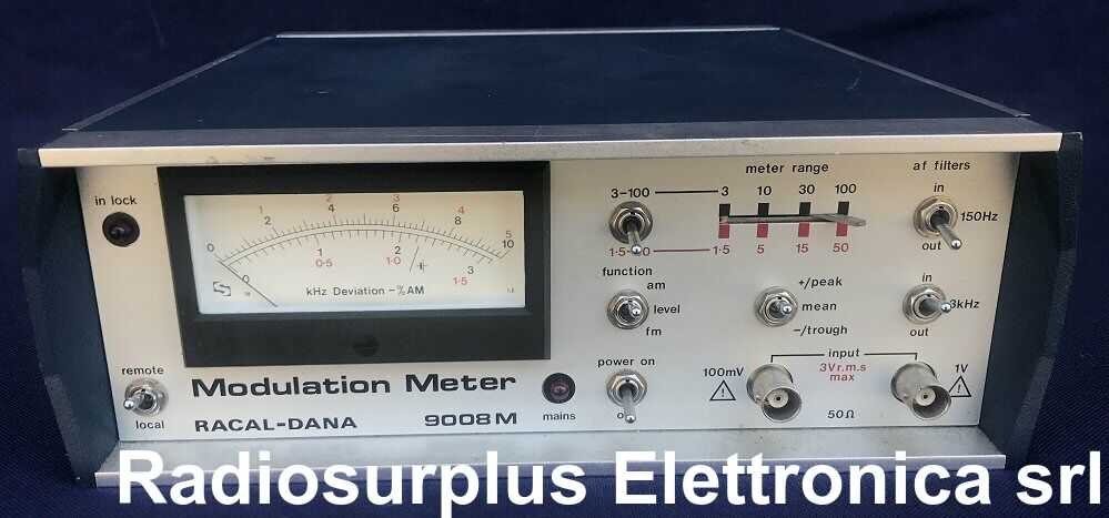 Modulation Meter RACAL - DANA 9008M Misuratore di modulazione AM/FM