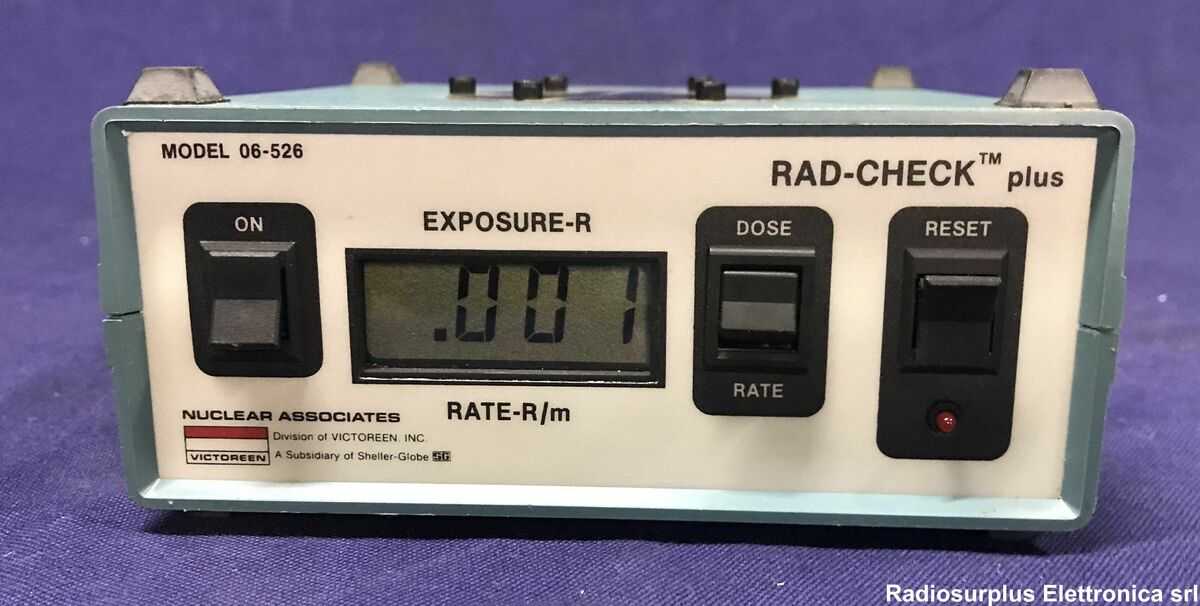 Strumenti :: RAD-CHECK plus VICTOREEN mod. 06-526 Dosimetro per ...