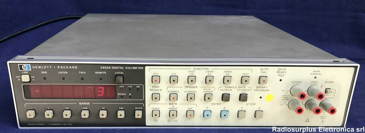 Digital Voltmeter HP 3455A Multimetro da banco professionale